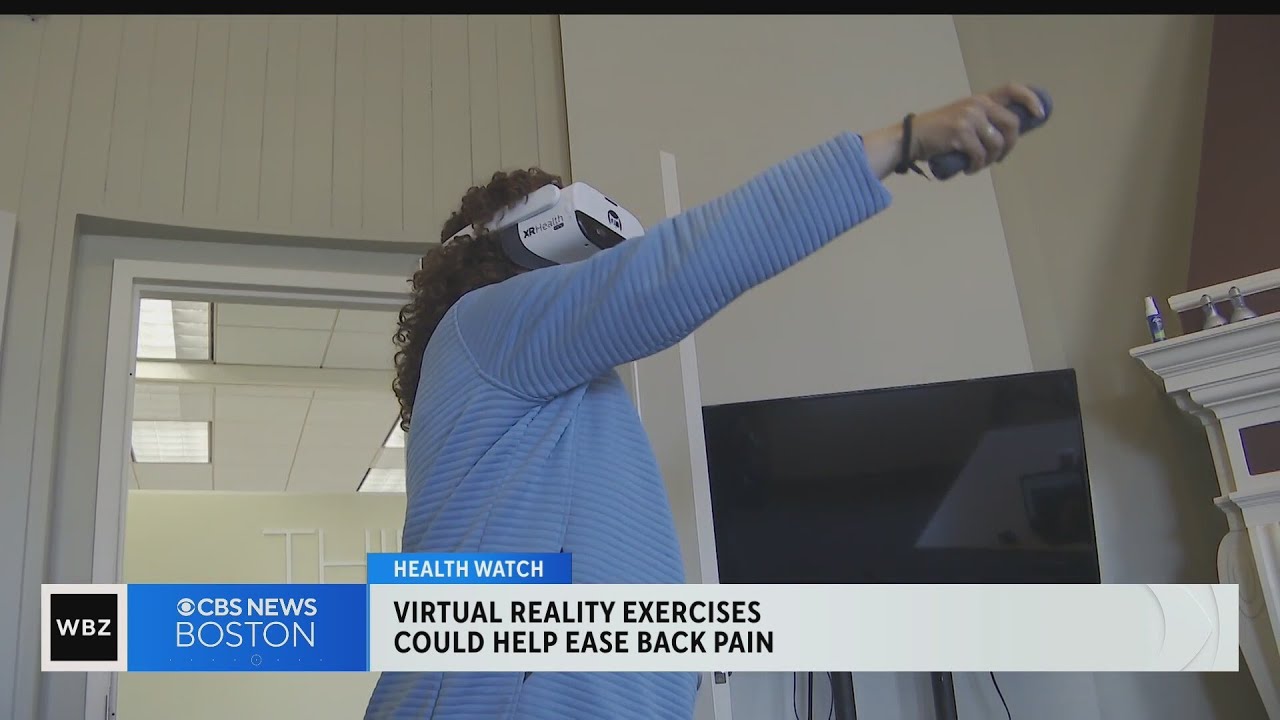 Study finds virtual reality exercises could help ease back pain - YouTube