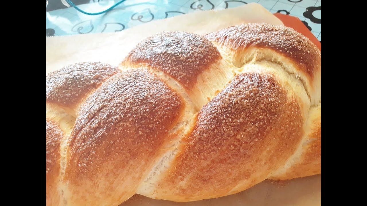 Bread Baking: Braided Loaf - Soft, Sweet Bread Braided Together - YouTube