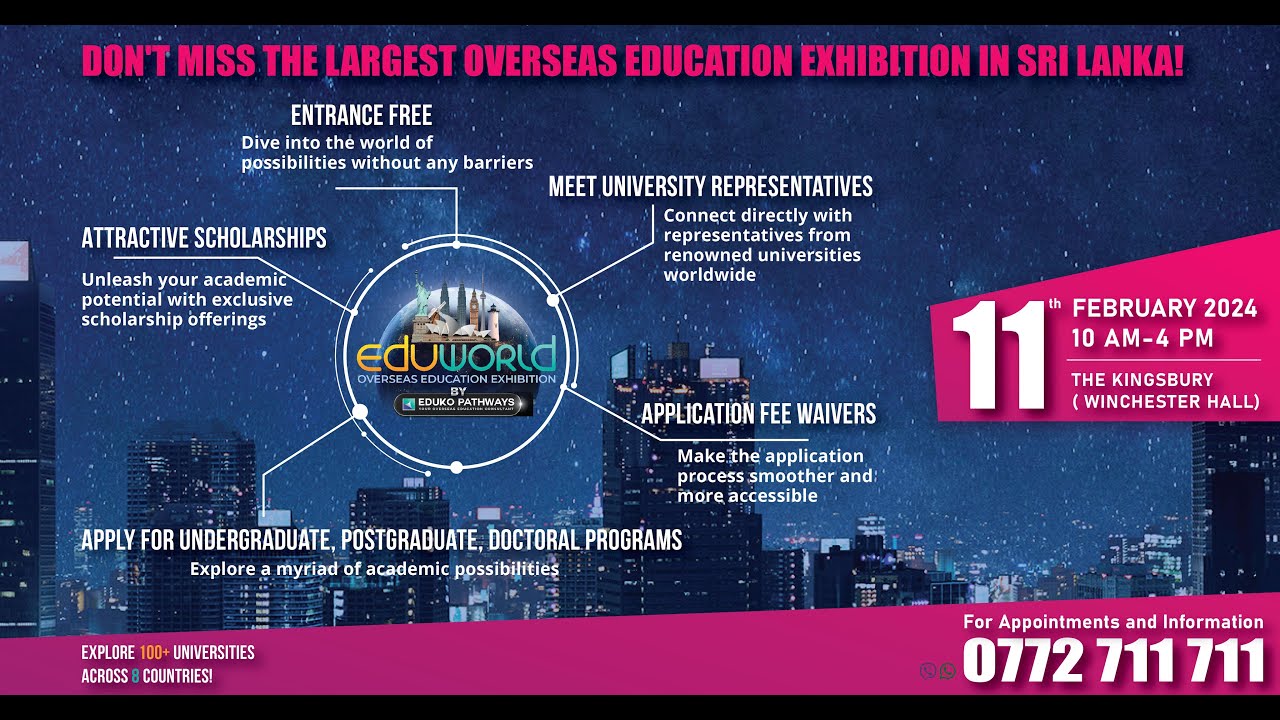 Recap from the EDUWORLD 2024 - Overseas Education Exhibition - YouTube