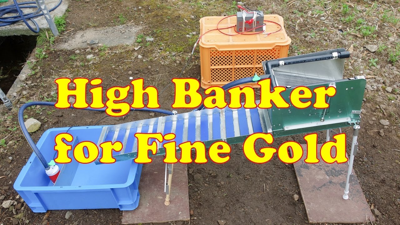 High Banker for Fine Gold - YouTube