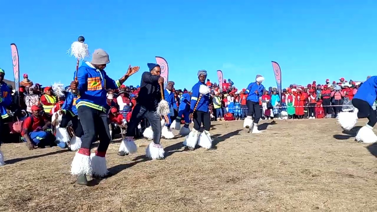 Another form of mohobelo dance only performed in the highlands of Butha ...