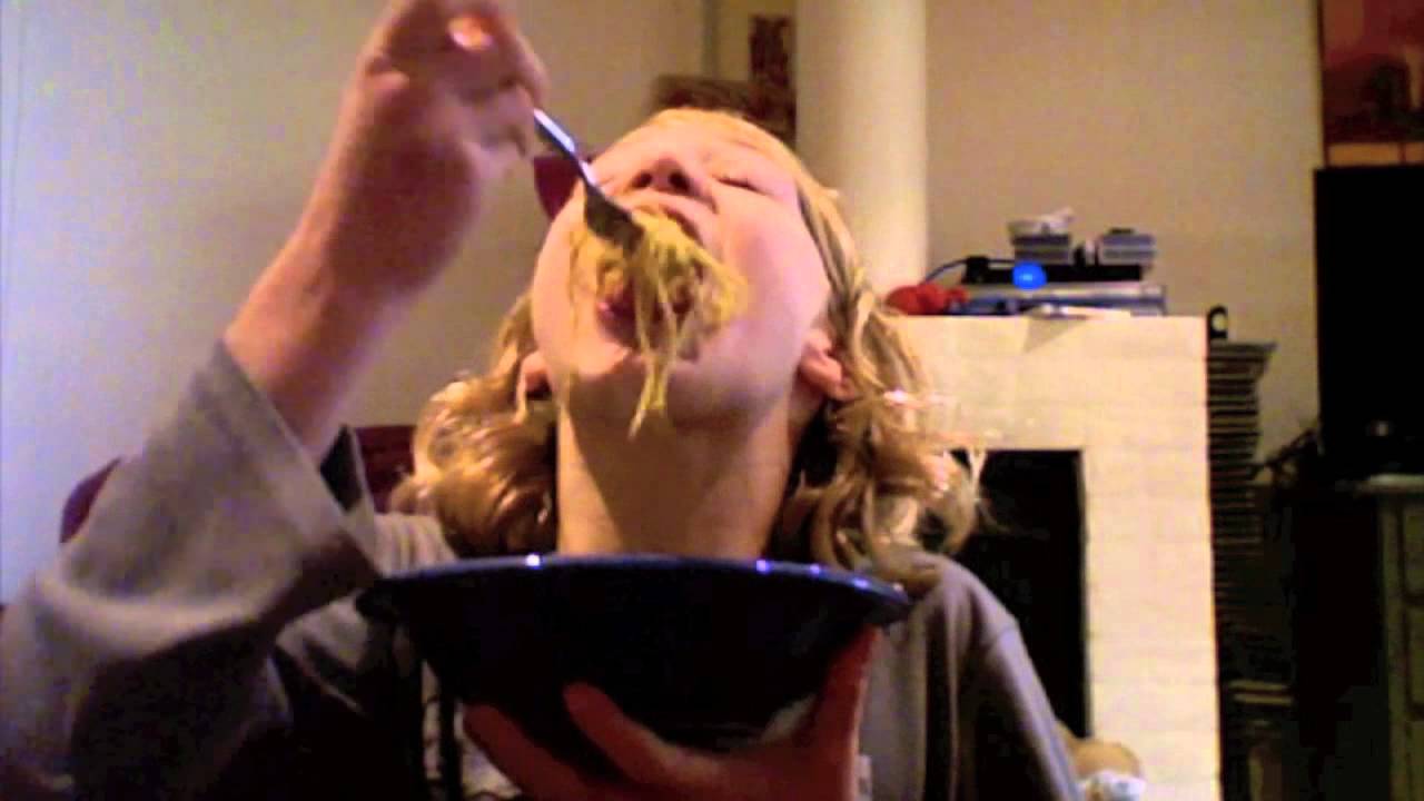 Eating My Lunch Fast Motion - YouTube