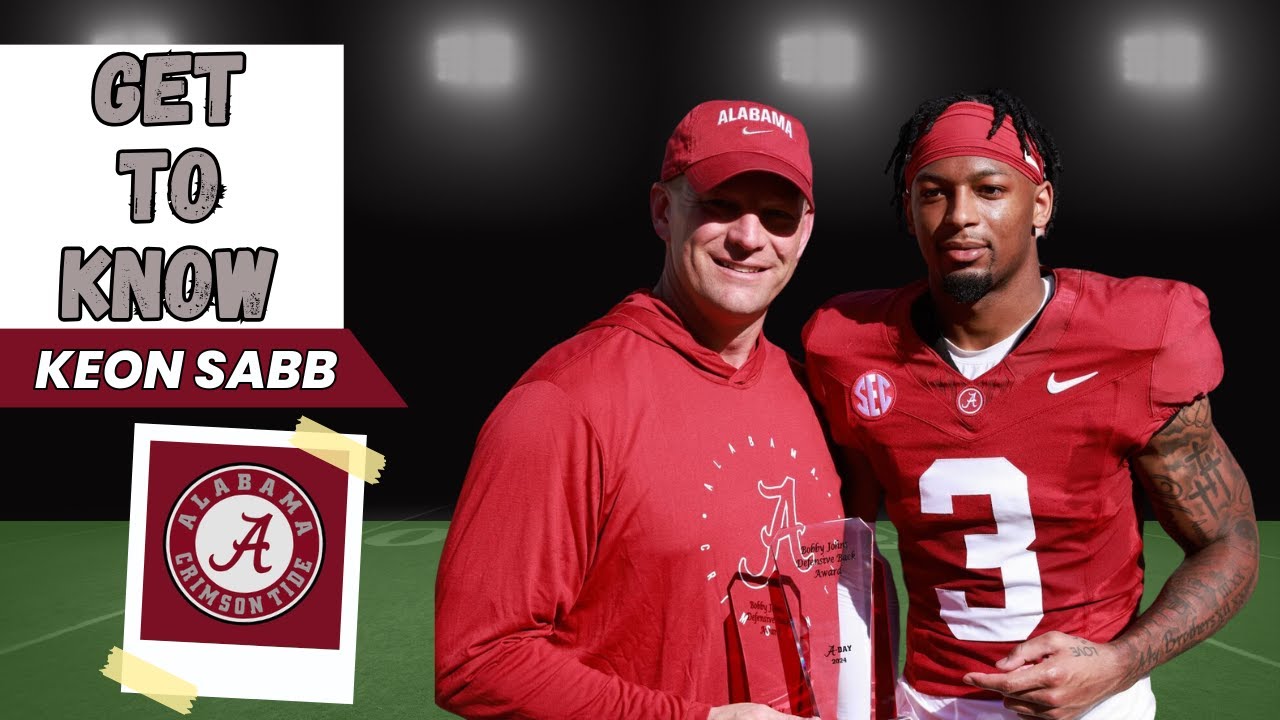 Get To Know Alabama's Keon Sabb - YouTube