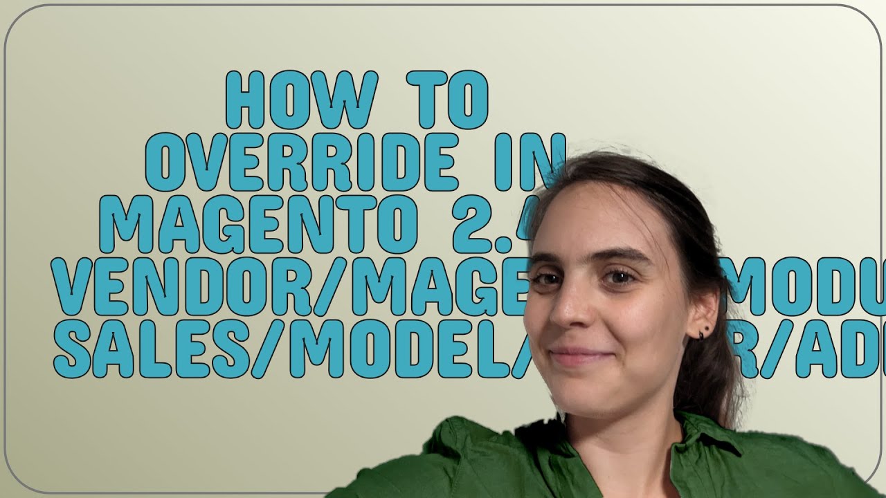 Magento How To Override In Magento 2 4 4 Vendor Magento Module Sales