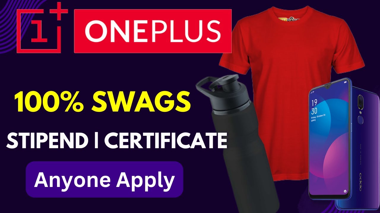 *Free Swags Alert*| OnePlus Student Ambassador 2024 | Stipends Swags ...