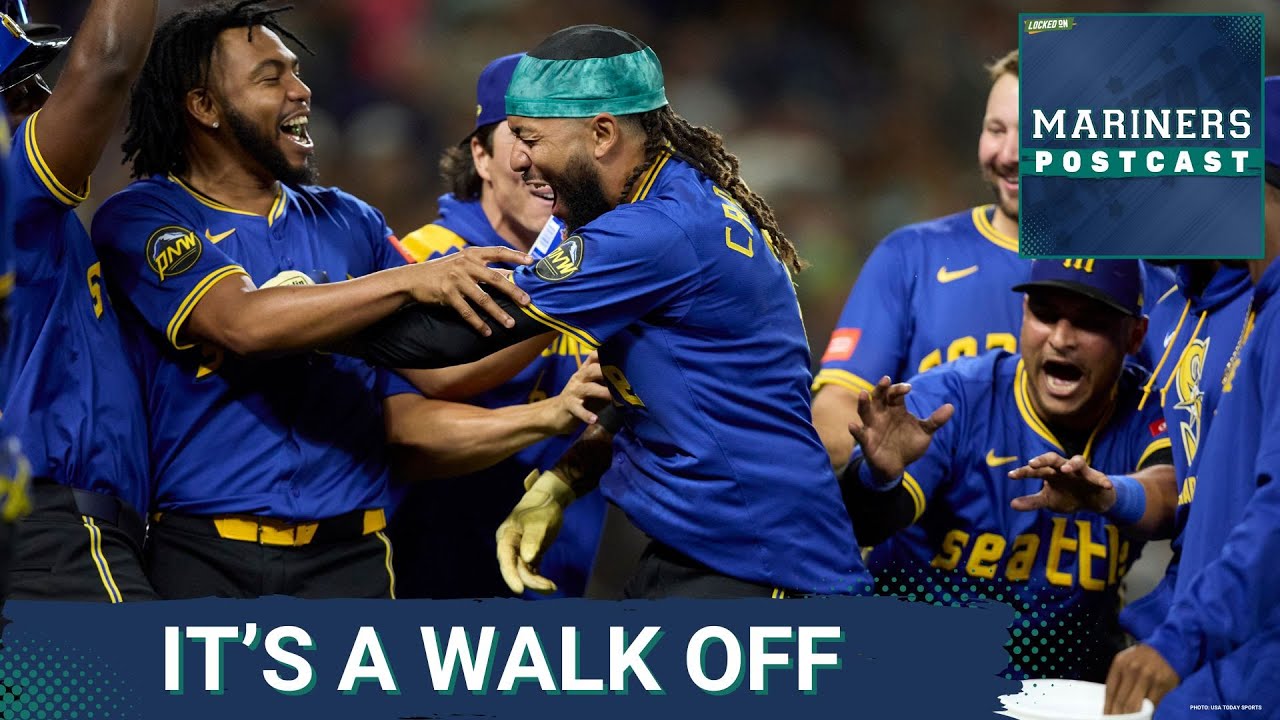 MARINERS POSTCAST: Seattle Mariners get WALK OFF HOMER to beat Texas ...