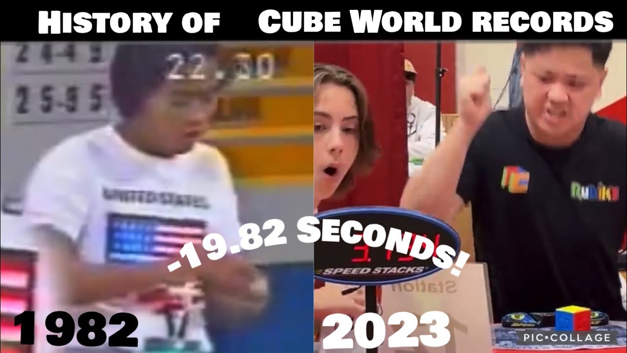 History of Rubik’s Cube WORLD RECORDS! - YouTube