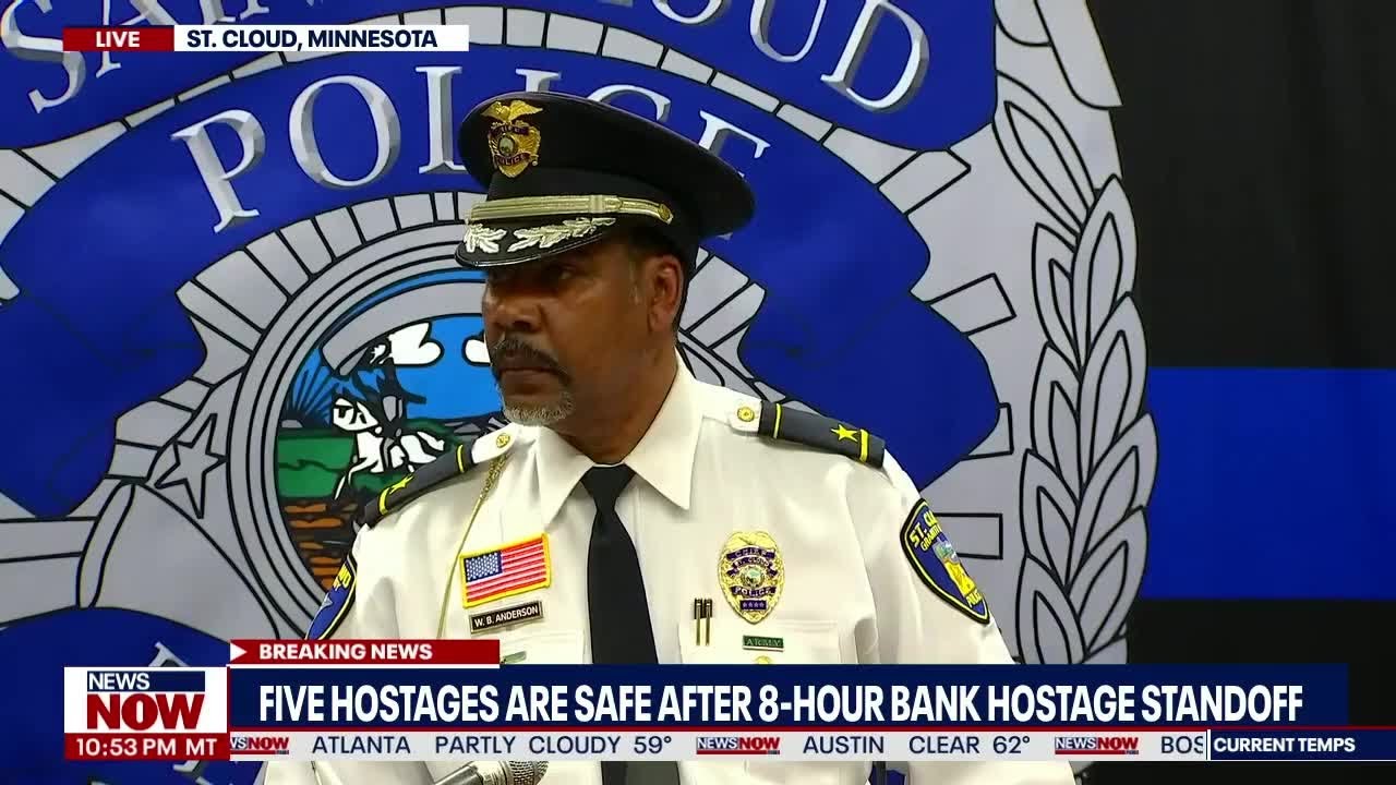 ALL HOSTAGES SAFE: Police Update on Minnesota Bank Standoff, Suspect in ...