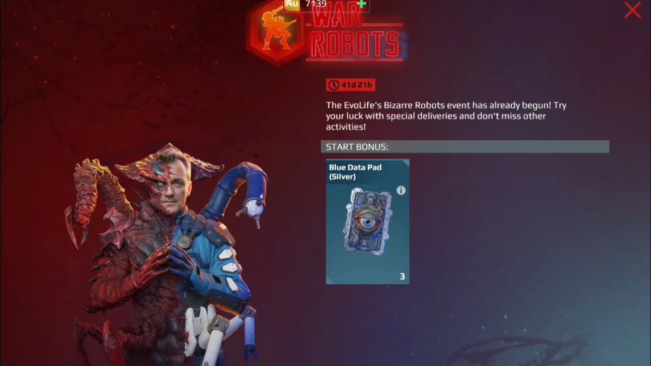 NEW EVOLIFE'S BIZARRE ROBOTS EVENT! DAGON IS HERE! (War Robots) - YouTube