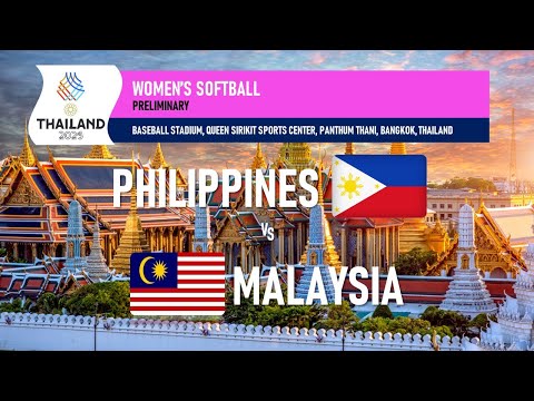 PHILIPPINES (11) vs MALAYSIA (0) – FULL GAME | 33rd SEA Games 2025 | Women’s Softball Preliminary