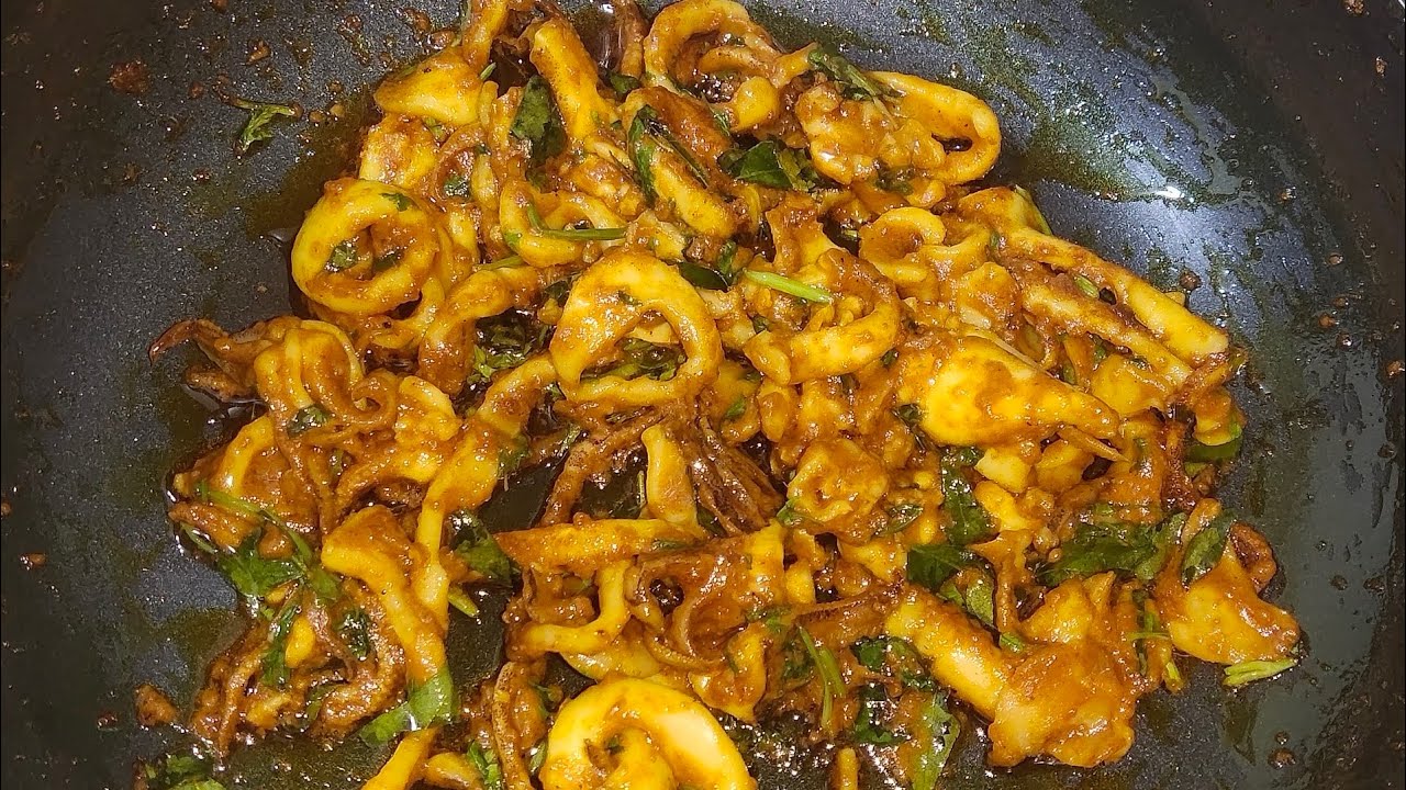 #TAIWANESE FAMOUS RECIPE#squid fry#ஸ்க்விட் ஃப்ரை#kanava varuval# - YouTube