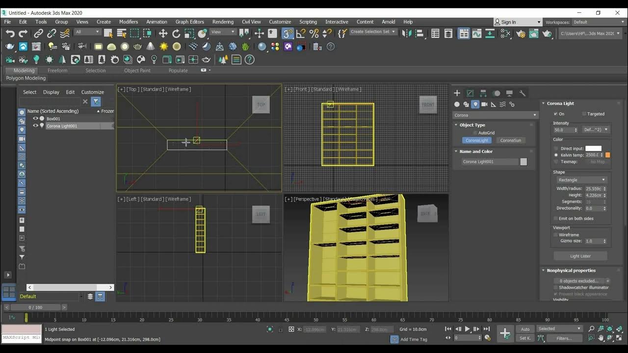 How to create shelves ? 3Ds Max - YouTube
