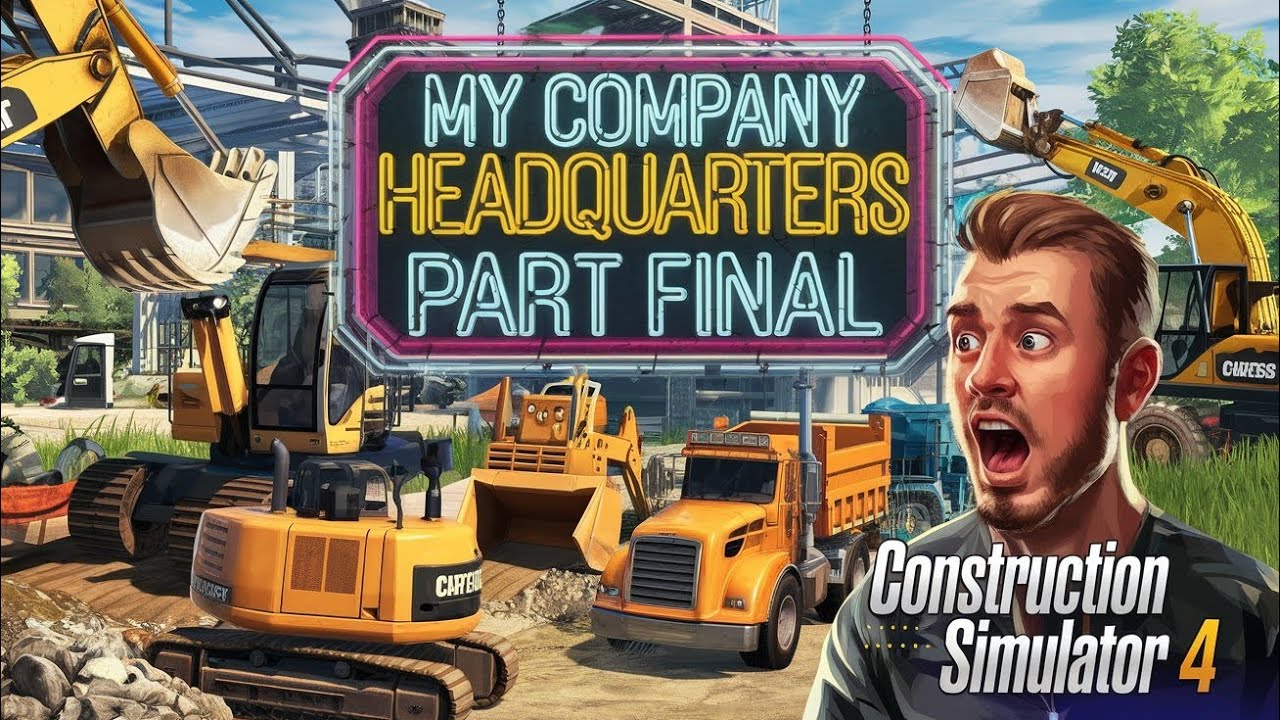 Construction Simulator 4 | final part : Building My Company ...