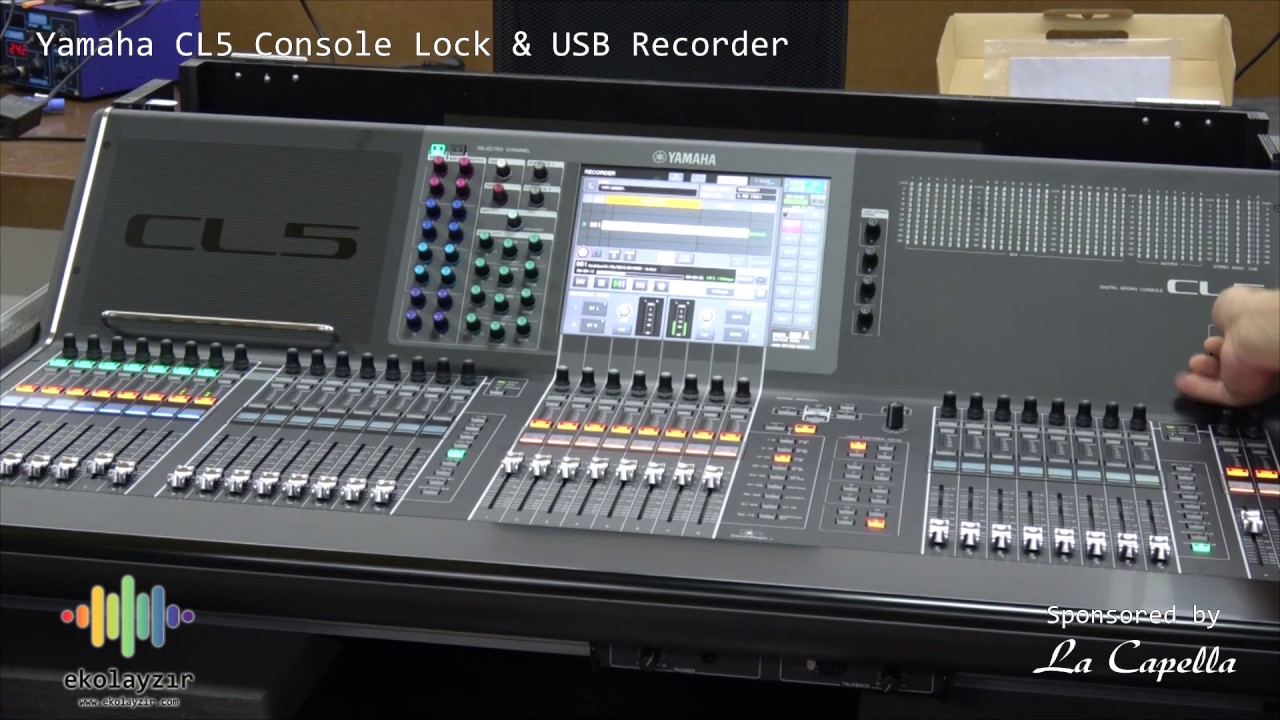 Yamaha CL5 Konsol Kilitleme (Console lock) ve Flash Belleğe Kayıt (USB ...