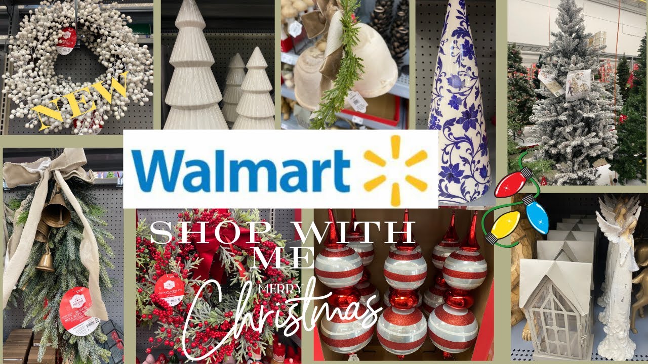 🎄WALMART CHRISTMAS DECOR 2024 SHOP WITH ME NEW SHOPPING FINDS CHRISTMAS ...