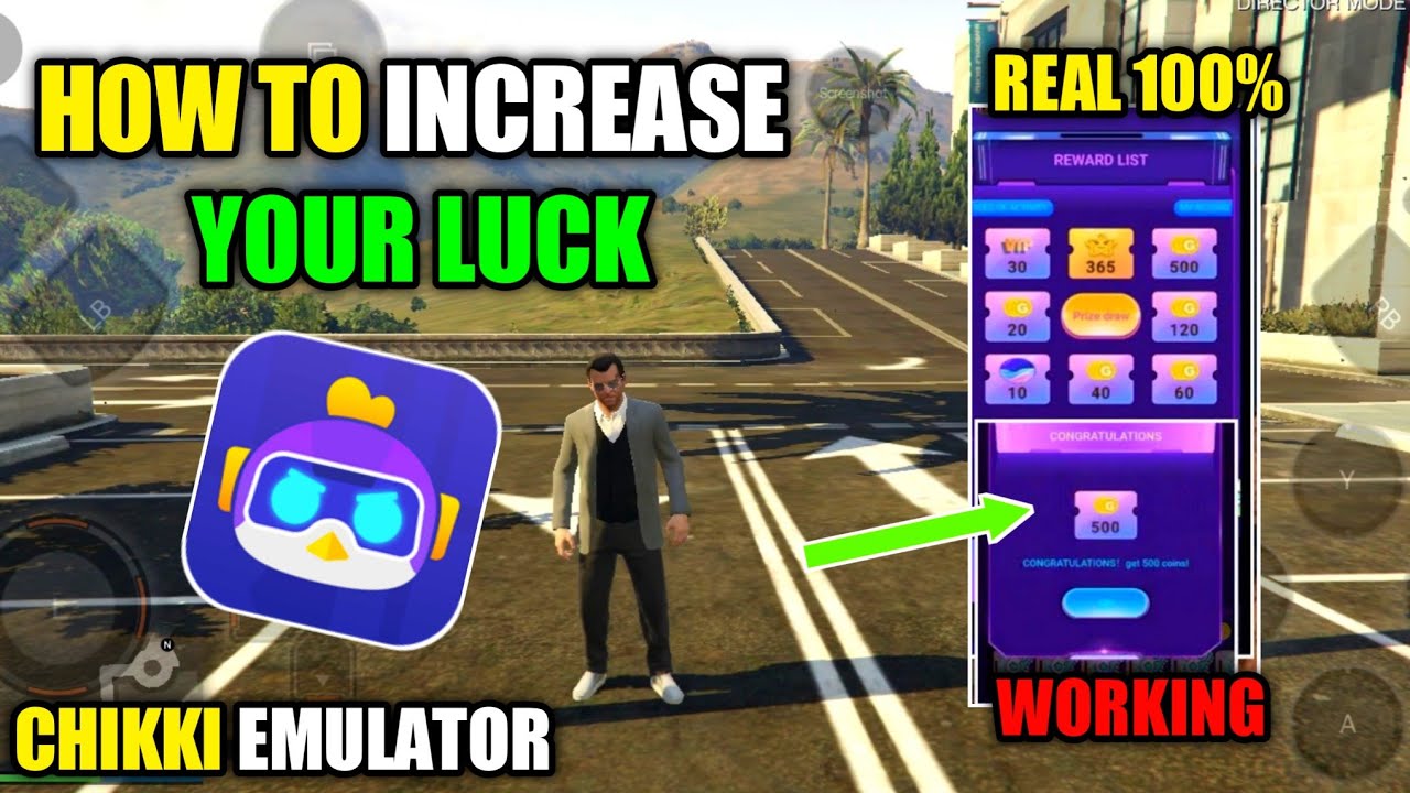 CHIKKI EMULATOR HOW TO INCREASE YOUR LUCK IN LOTTERY OPTION - YouTube