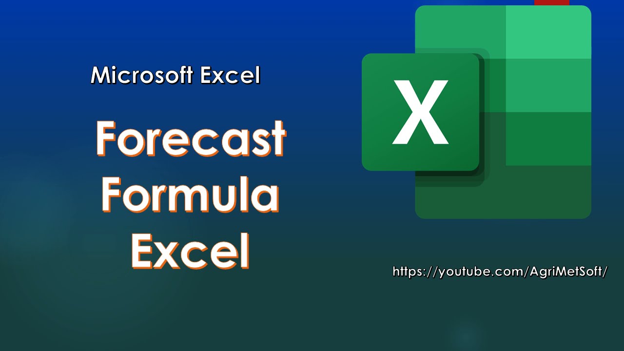 Forecasting Formula In Excel Time Series Data YouTube Forecasting Formula In Excel Time Series Data YouTube
