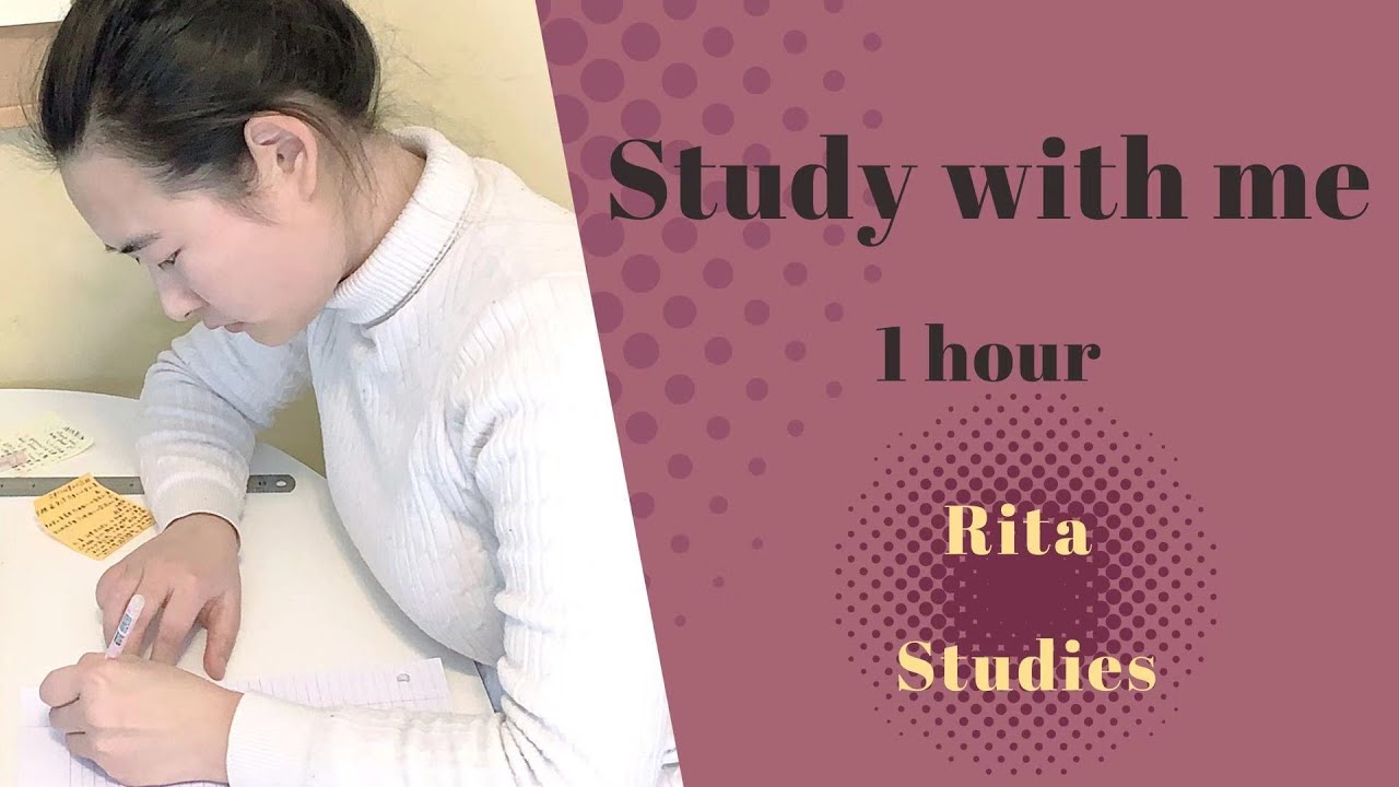 Study with me real-time study session for 1-hour study motivational ...