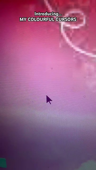 My Collection Of Colourful Cursors - YouTube