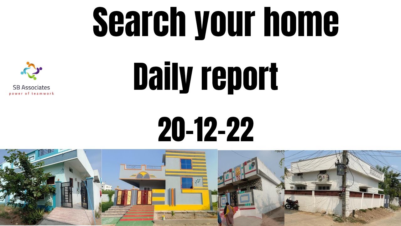 Search your home | daily report | 20-12-22 | @SB Associates | #viral ...