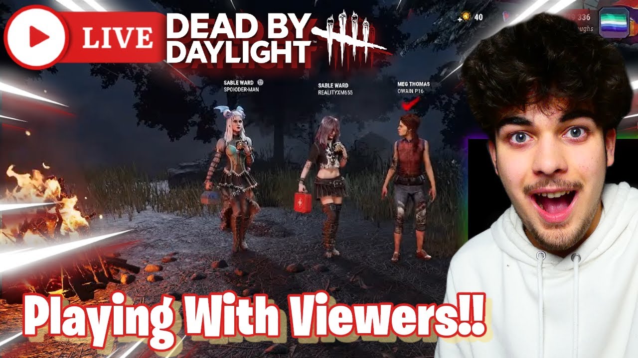 Playing DBD W Viewers!! Open Lobbies / Come Play & Chat #intothefog - YouTube