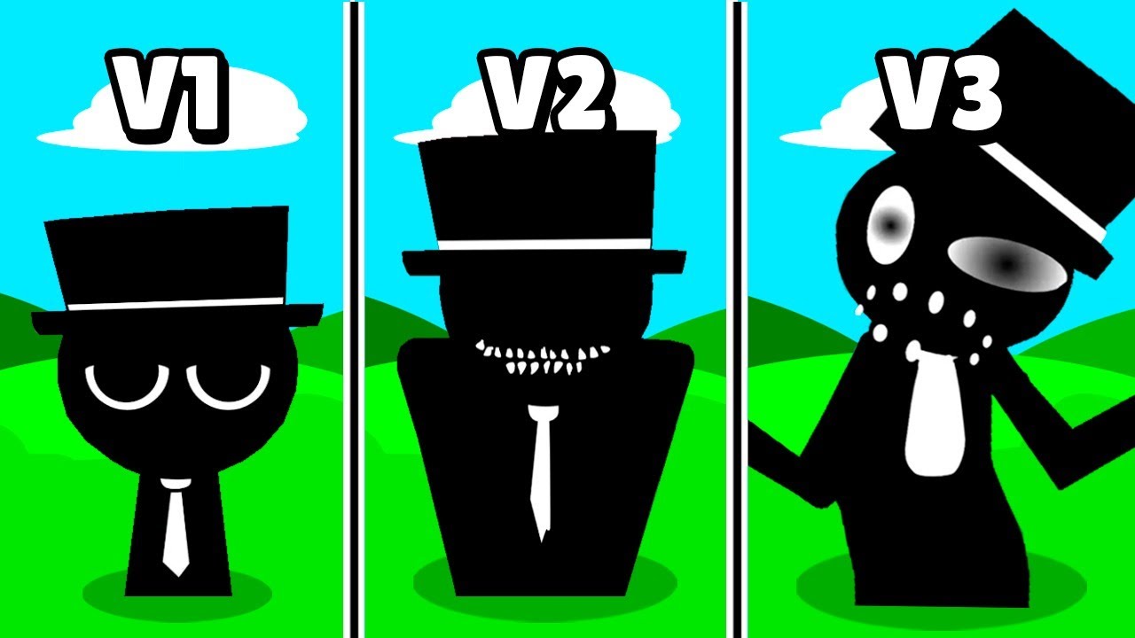 ALL VERSIONS OF THE SECRET BLACK SPRUNKI! - YouTube