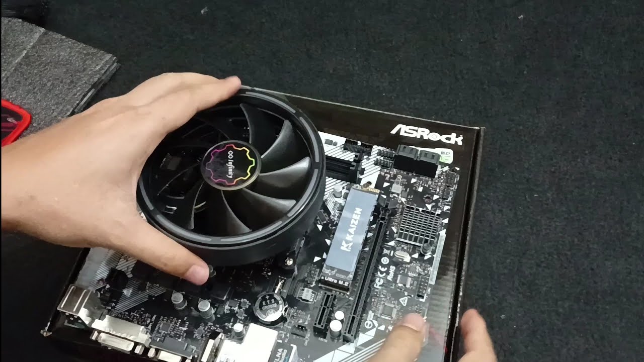 TES PASANG CPU COOLER INFINITY STORM II DI PC RYZEN 7 5700G RAM 32GB ...