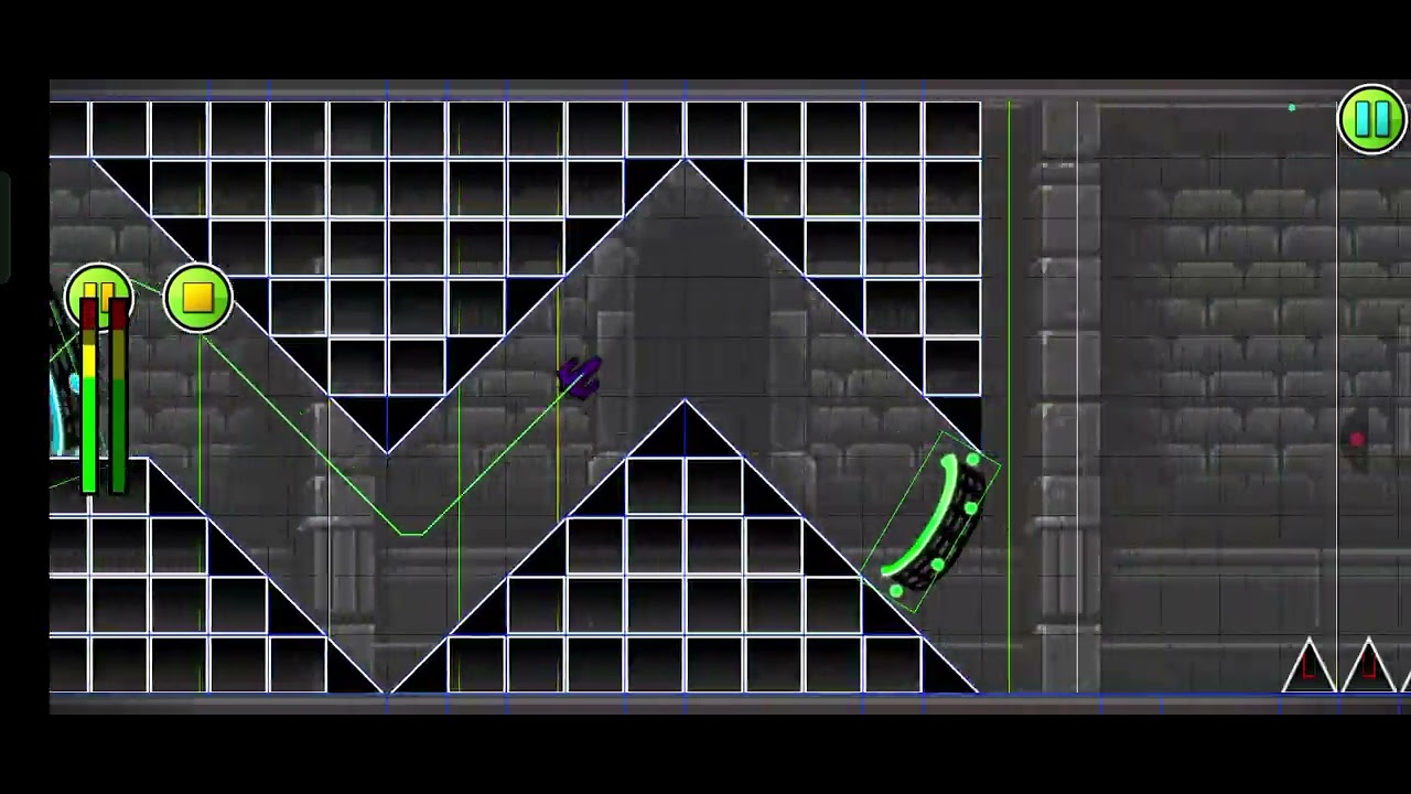 Trying to make an easy demon layout in GD - YouTube