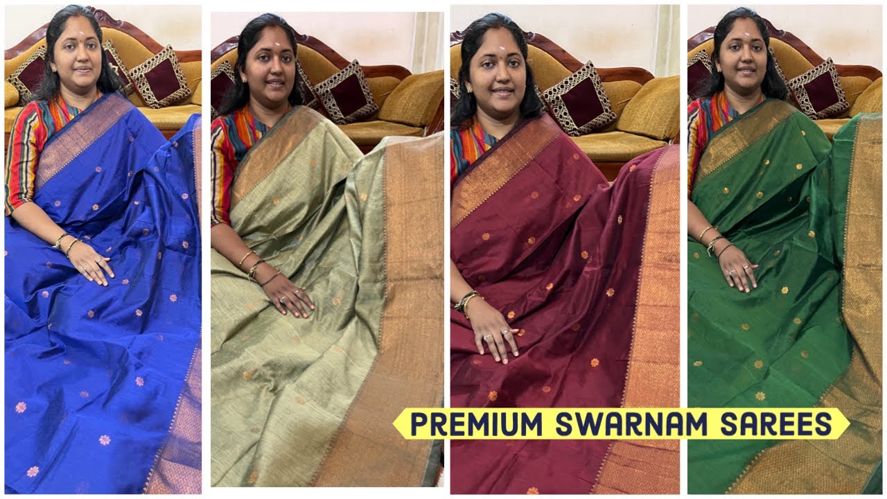 Premium swarnam Cotton Silk @899/- #divafabrics 📞9003812111 | Free ...