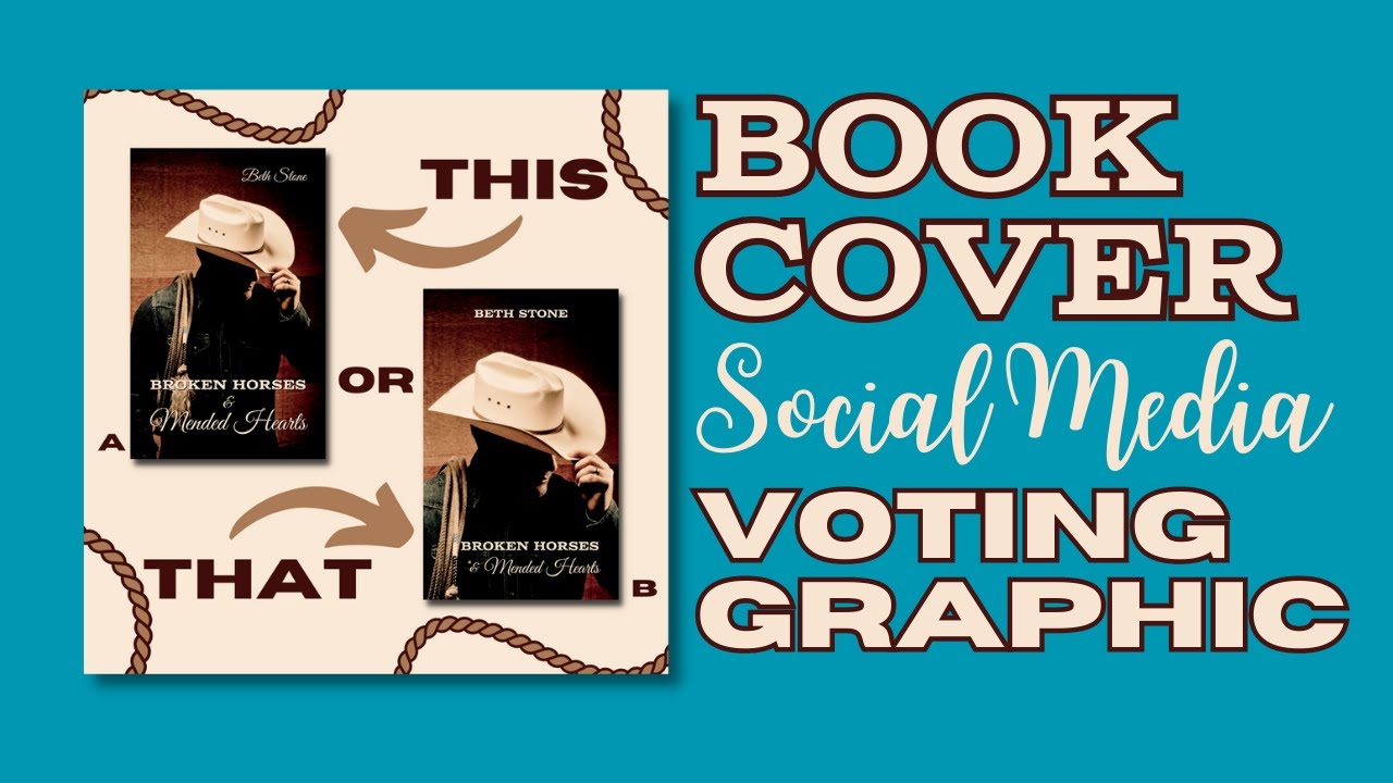 How To Make A Social Media Book Cover Voting Graphic In Canva | Step-By ...