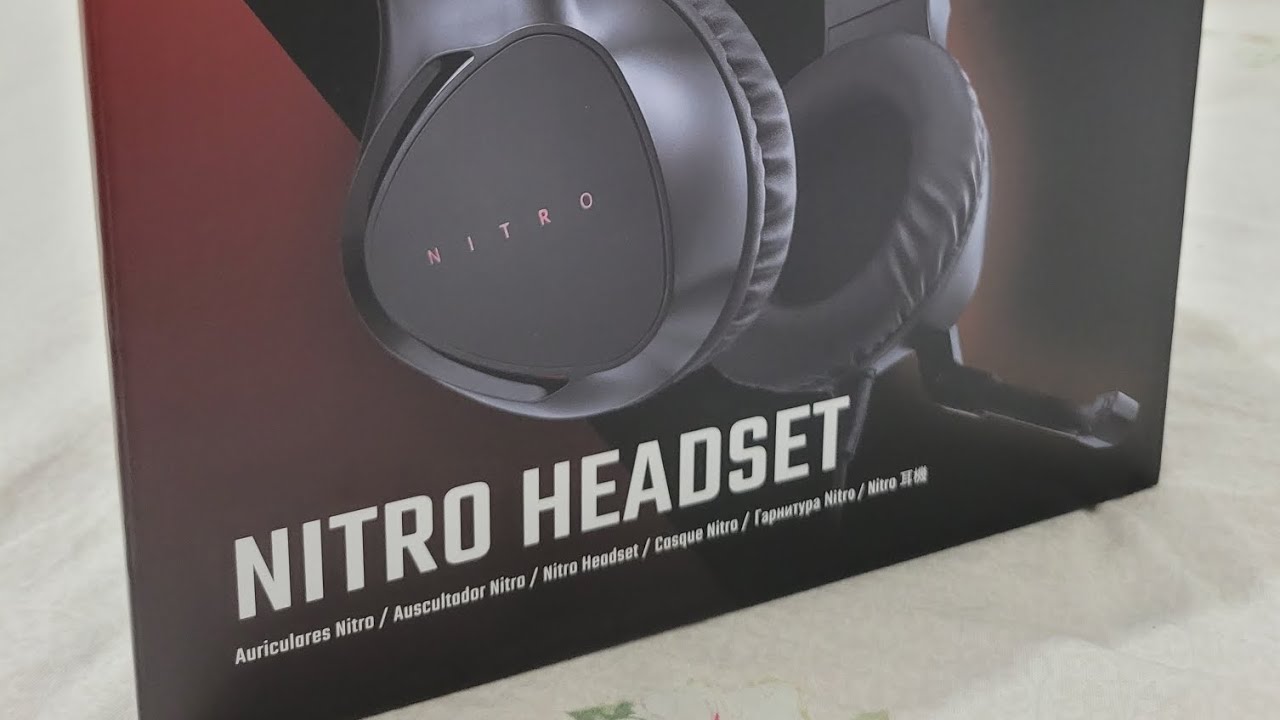 Nitro headset acer UNBOXING #valeapena #unboxing #nitro #nitroheadset # ...