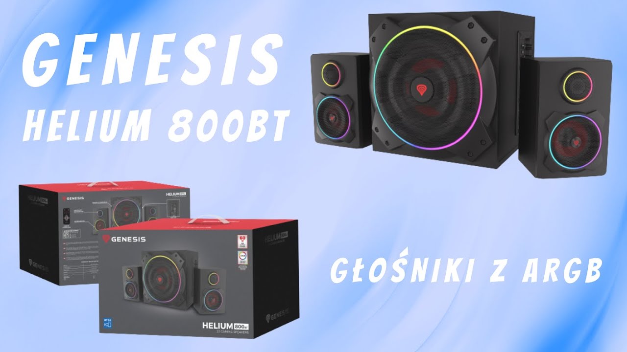 Genesis Helium 800BT - Recenzja w minutę - YouTube