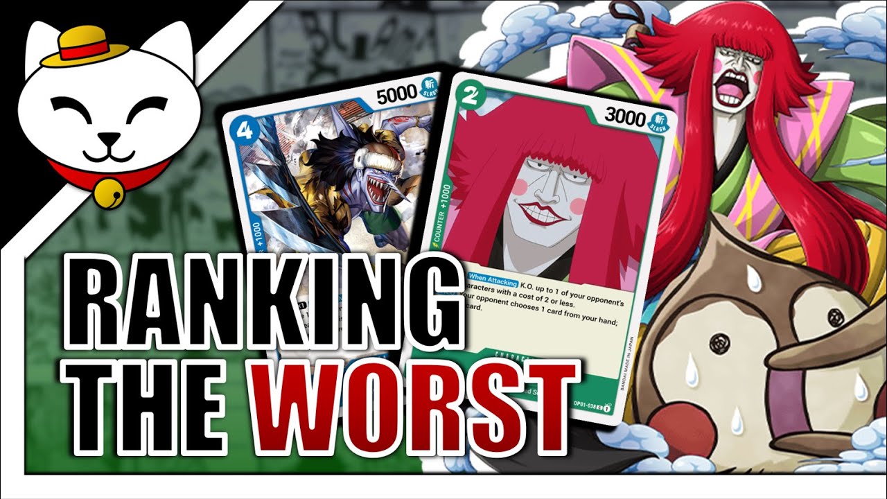 The 10 WORST Cards in One Piece [ Tier List ] - YouTube