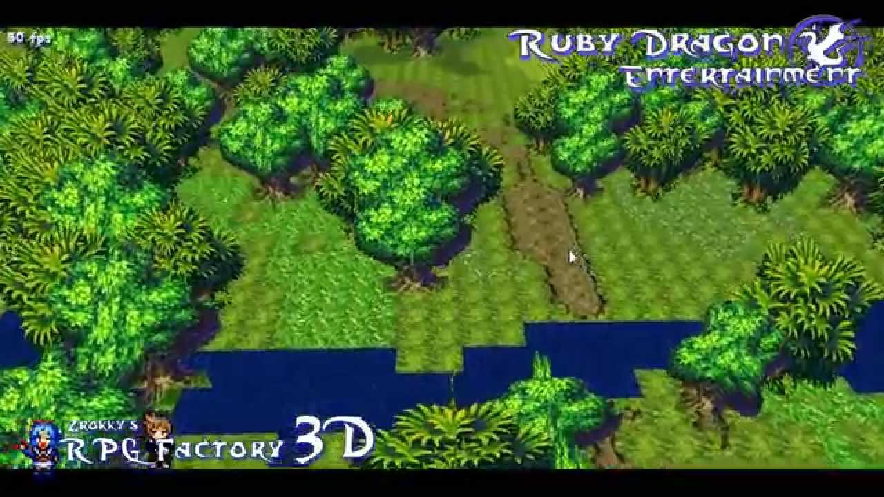 RPG Factory 3D - Big forest test - YouTube