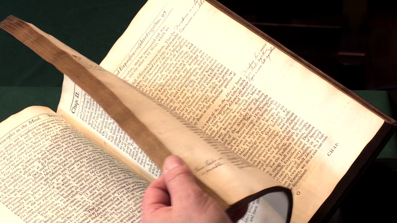 [LOCKE, John.] An Essay concerning Humane Understanding. 1690. Peter ...