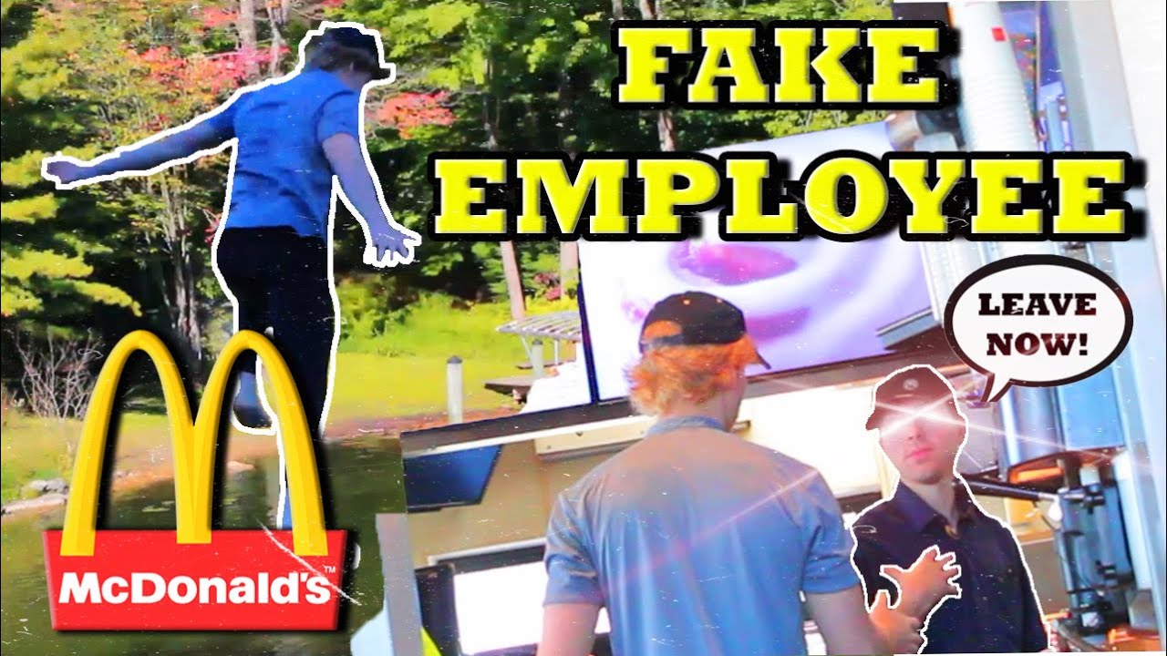 Fake McDonald's Employee Prank! - YouTube