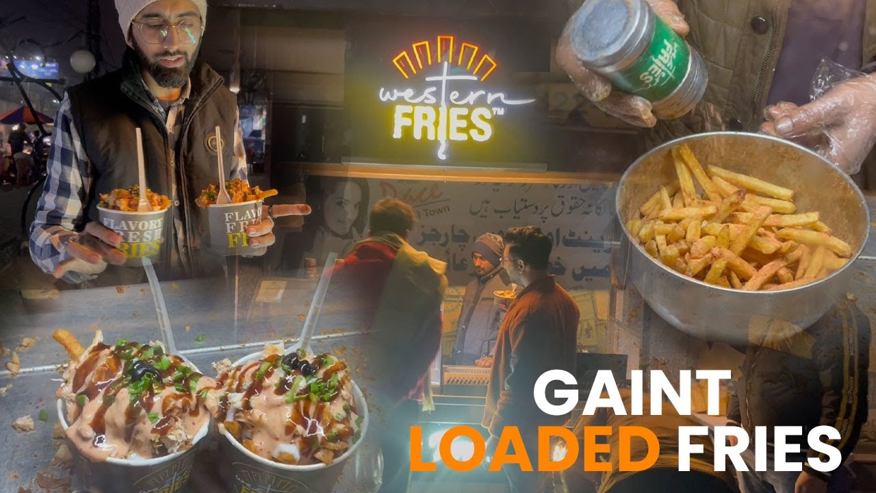Best Loaded fries in Lahore | western fries| model town link road - YouTube