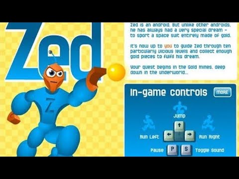 Zed (Walkthrough - Classic Miniclip Game) - YouTube