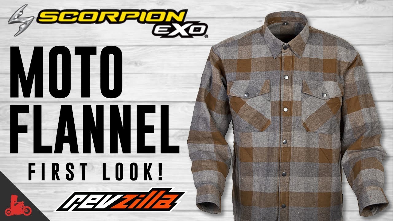 Scorpion Covert Moto Flannel - FIRST Look! - YouTube