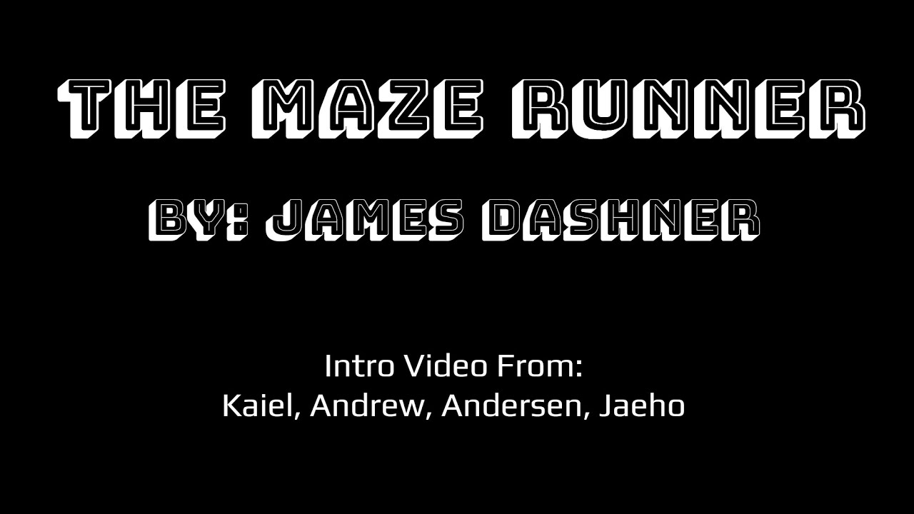The Maze Runner: Intro, StudySync Contest 2024 - YouTube