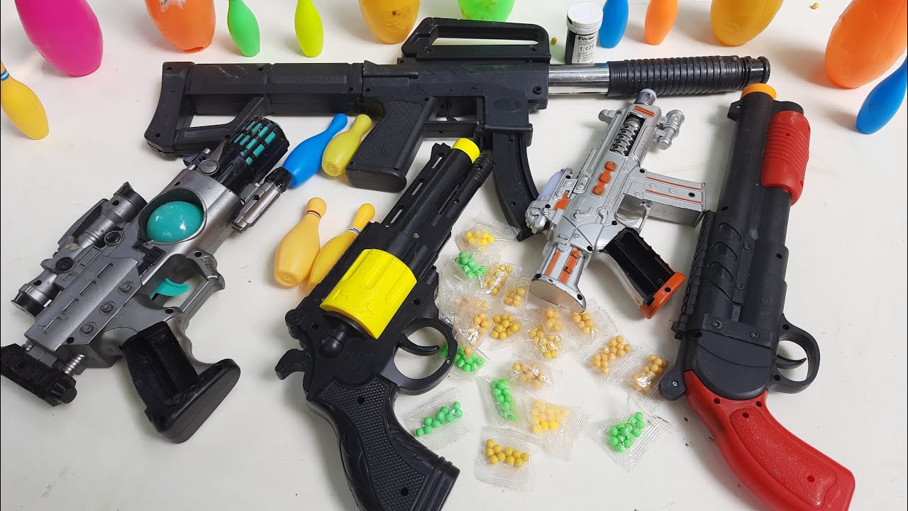 Rocket launcher Toy Gun - M16 Airsoft - MP5 - M870 ShotGun - AR M4 ...