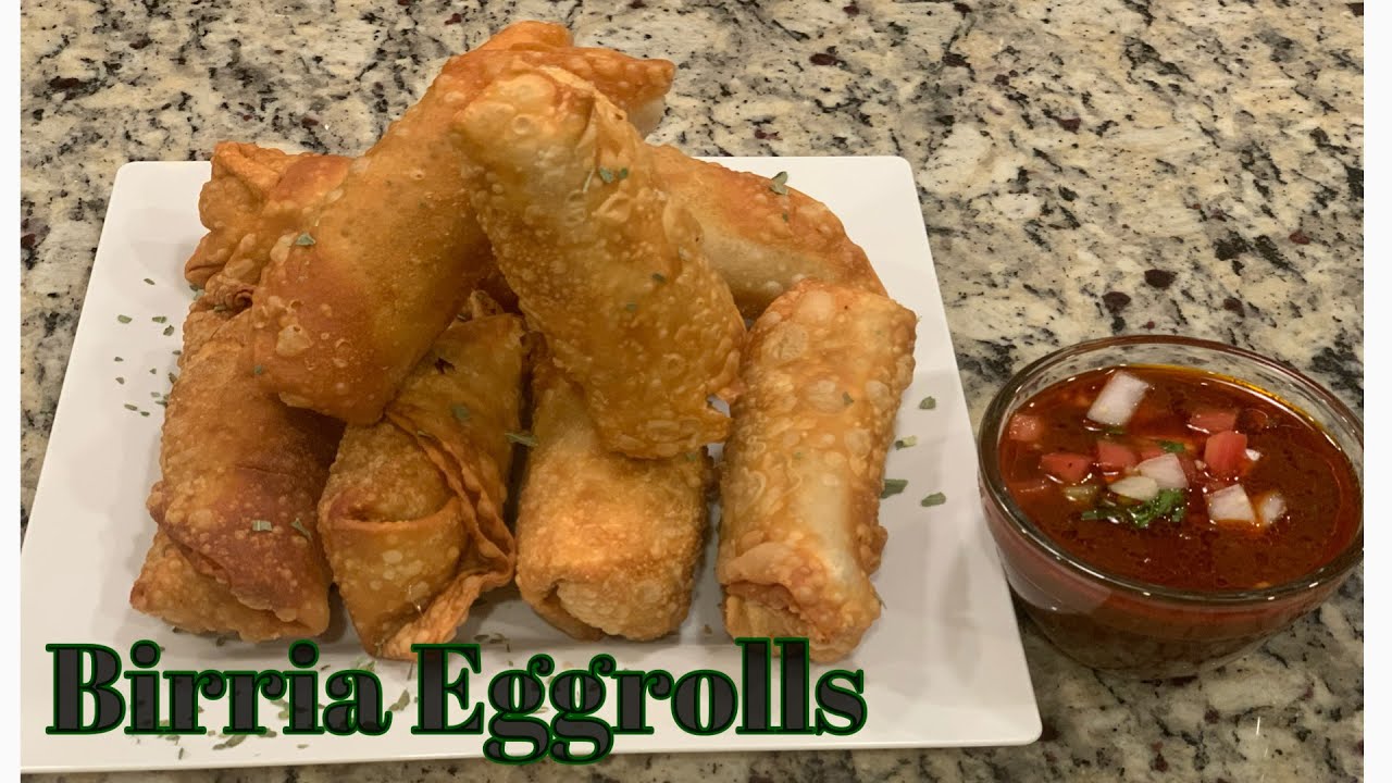 How to make Birria Eggrolls | Slow Cooker - YouTube