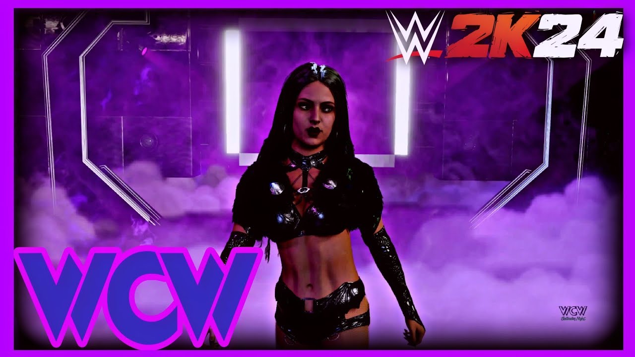 WWE 2K24 Cali Superstar & Viv vs Madison & Alice Van Cise - WCW - YouTube