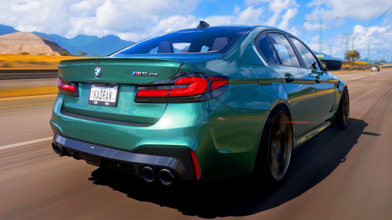 900HP BMW M5 CS | Thrustmaster TS-PC Racer | FH5 - YouTube