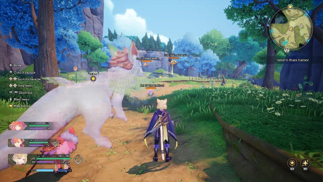 Visions of Mana DEMO Sparing Chobin Hood - YouTube