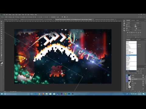 GEOMETRY DASH THUMBNAIL SPEEDART!! - YouTube