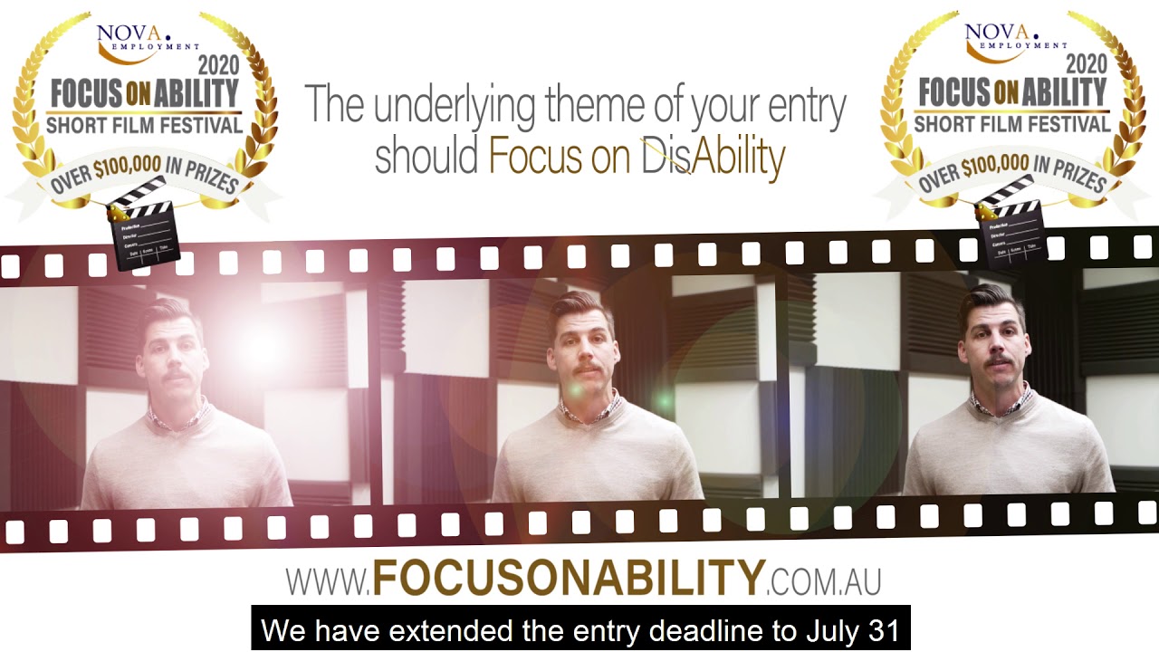 2020 Focus on Ability Short Film Festival Promo - Entries Close July 31 - YouTube