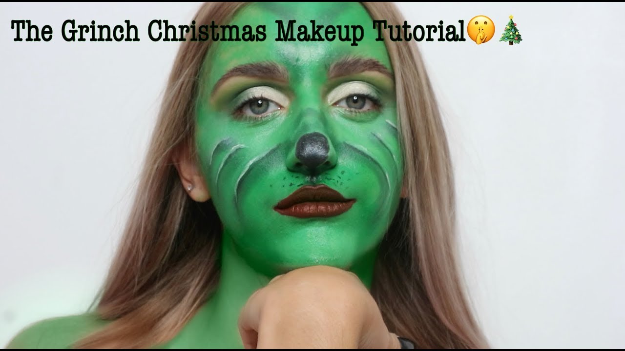 THE GRINCH CHRISTMAS MAKEUP TUTORIAL🎄 - YouTube