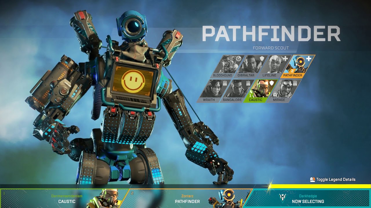 Apex Legends: Mirage Thinks Pathfinder Is Weird - YouTube