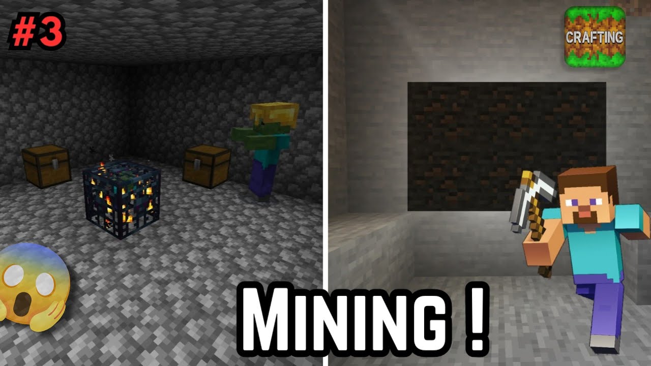 I gone for a mining | crafting and building| part-3 - YouTube